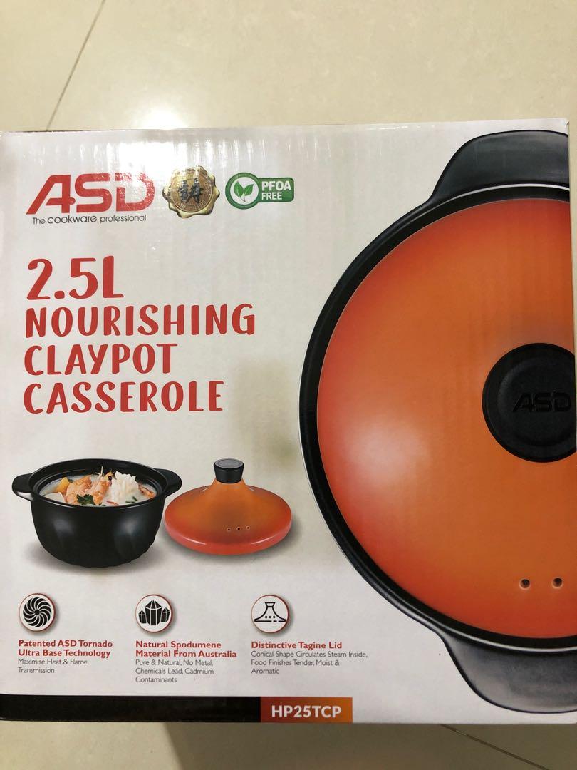 ASD 2.5L Nourishing Claypot Casserole HP25TCP, Furniture & Home Living ...