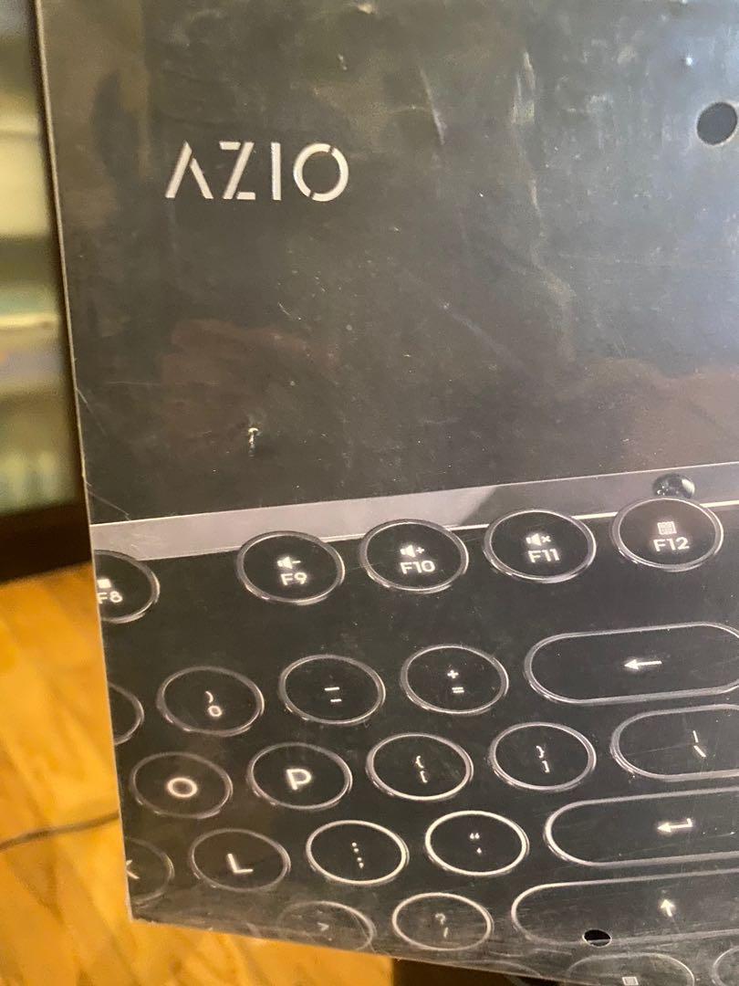 Azio Retro Classic Bluetooth/USB Backlit Mechanical Keyboard, Computers ...