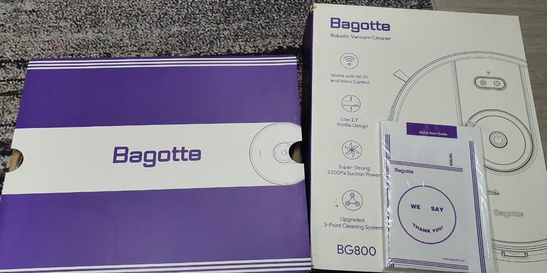 BAGOTTE BG800 ROBOTIC VACUUM CLEANER, TV & Home Appliances, Vacuum ...
