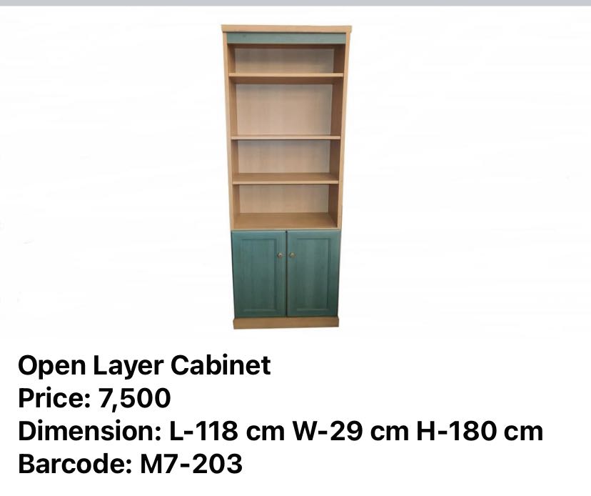 Bookshelves/open layer cabinet, Furniture & Home Living, Furniture ...