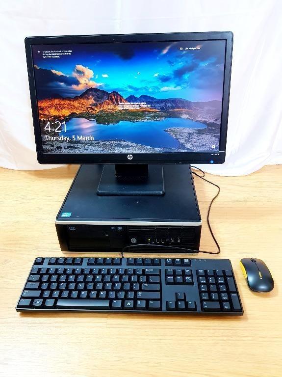 Full set computer desktop PC for students office work from home etc ...
