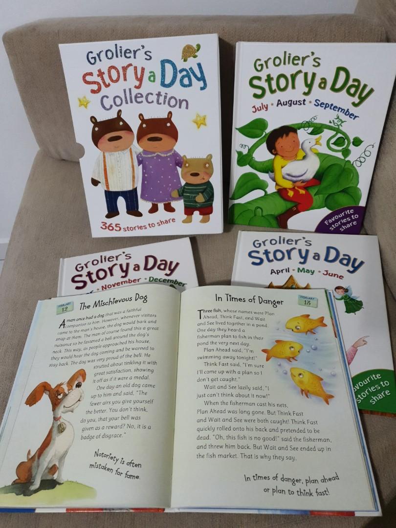Grolier story a day, Hobbies & Toys, Books & Magazines, Children's ...