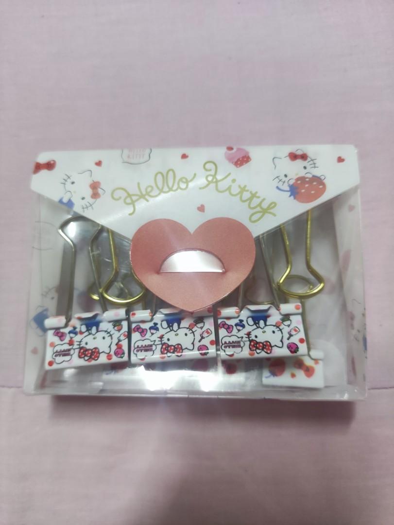 Hello Kitty binder clips, Hobbies & Toys, Stationary & Craft, Craft ...