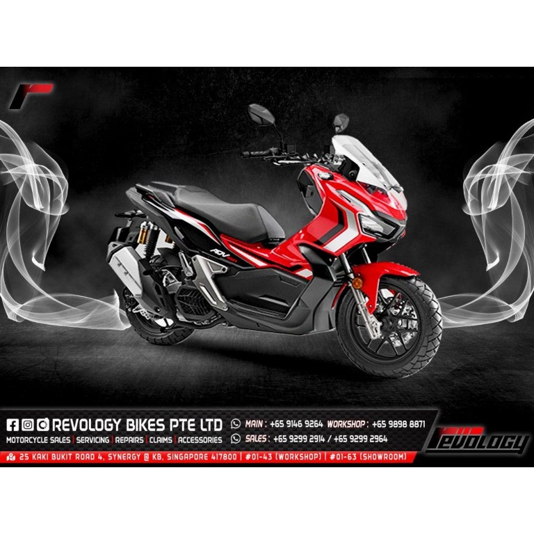 HONDA ADV 150 ABS RED NEW HONDA ADV 150, Motorcycles, Motorcycles for ...