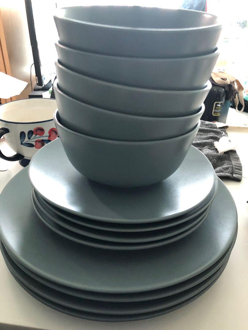 Ikea plates set, Furniture & Home Living, Kitchenware & Tableware ...