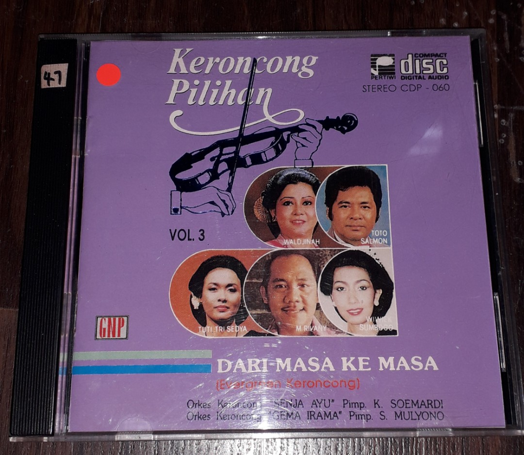 KERONCONG PILIHAN CD DARI MASA KE MASA vol.3, Hobbies & Toys, Music & Media, CDs & DVDs on Carousell