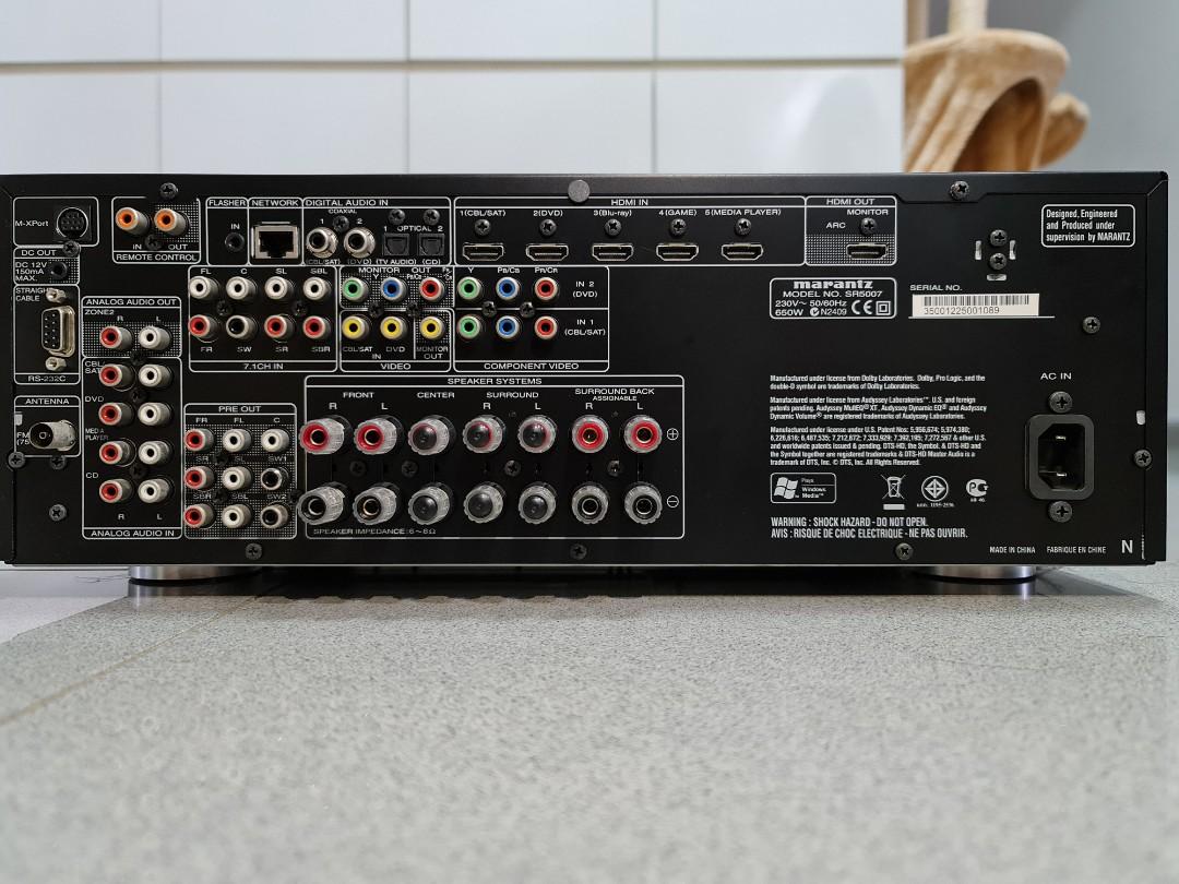 Marantz SR5007 7.2 channel network surround 4k AV receiver amplifier ...