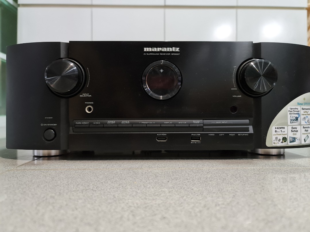 Marantz SR5007 7.2 channel network surround 4k AV receiver amplifier ...