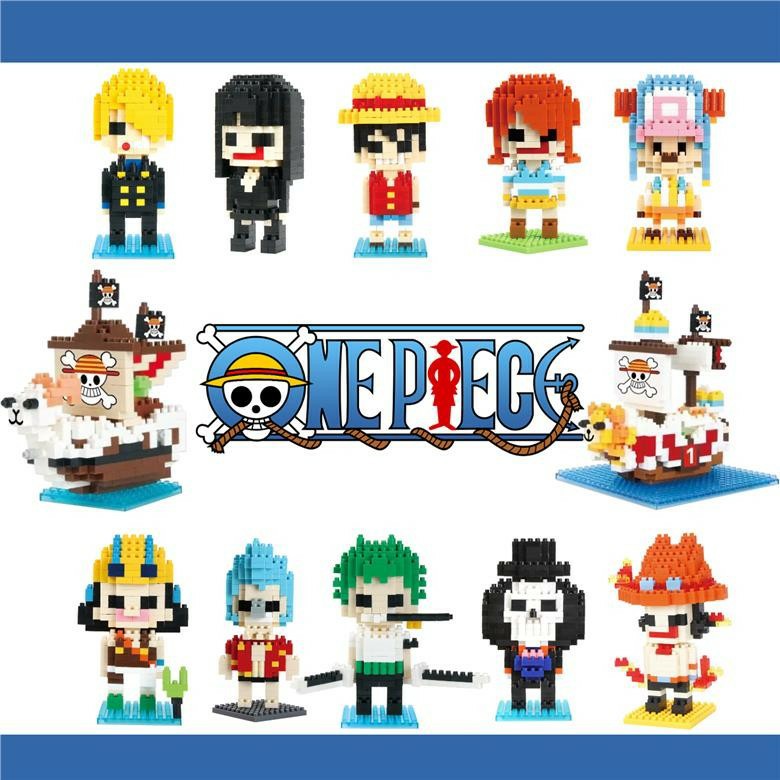 Nano blocks 12 in 1 One Piece, Hobbies & Toys, Toys & Games on Carousell