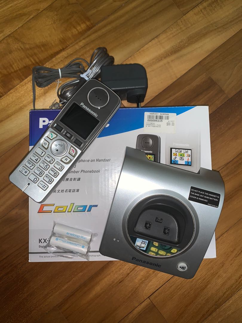 Panasonic Digital Cordless Phone with color display, TV & Home ...