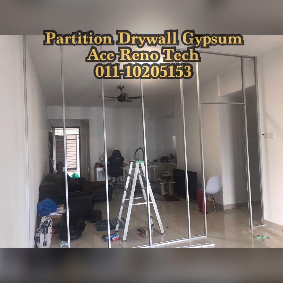 Partition Gypsum Board installation, Services, Home Services ...