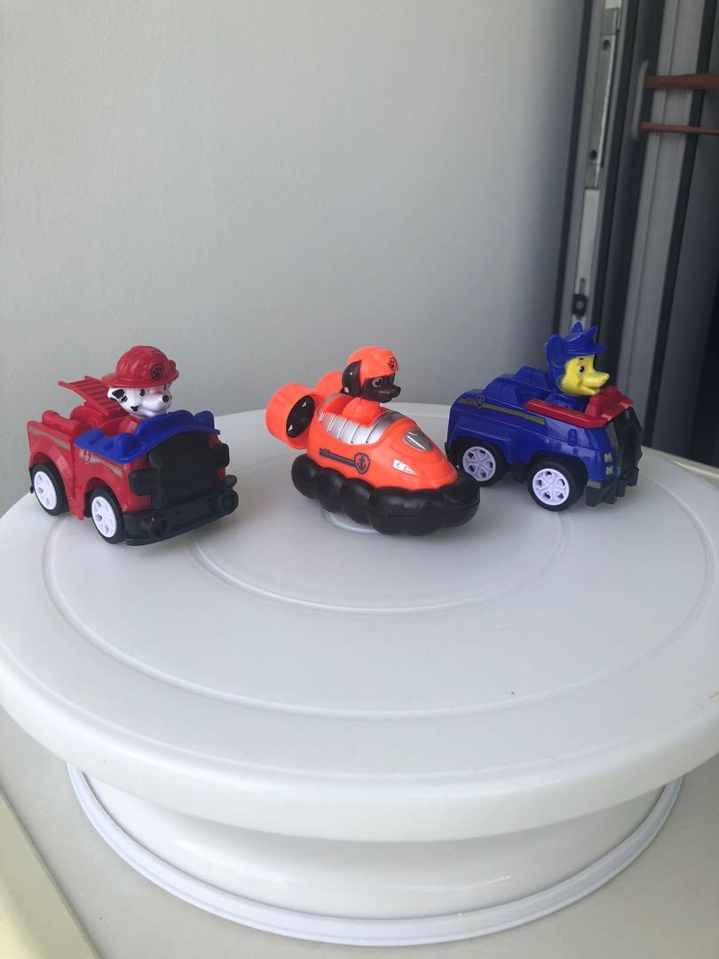 Paw Patrol push back vehicles- 6 vehicles set, Hobbies & Toys, Toys ...