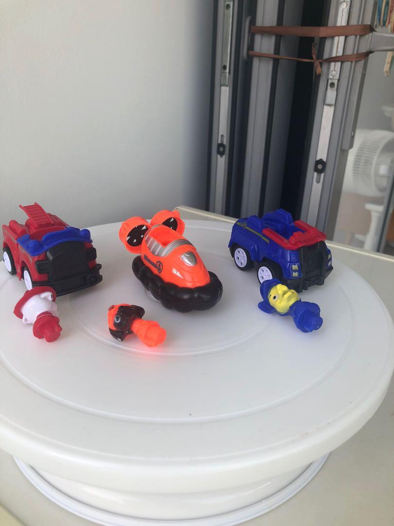 Paw Patrol push back vehicles- 6 vehicles set, Hobbies & Toys, Toys ...
