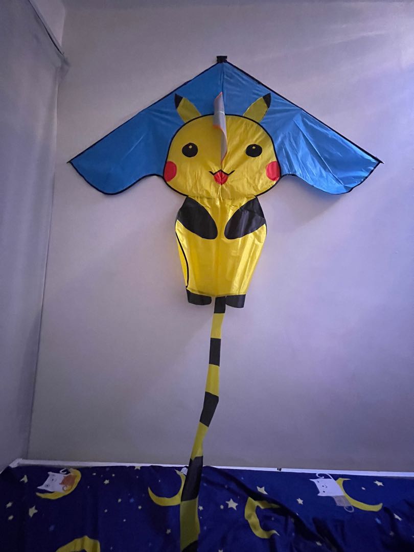 Pikachu Kite, Sports, Sports & Games Equipment on Carousell