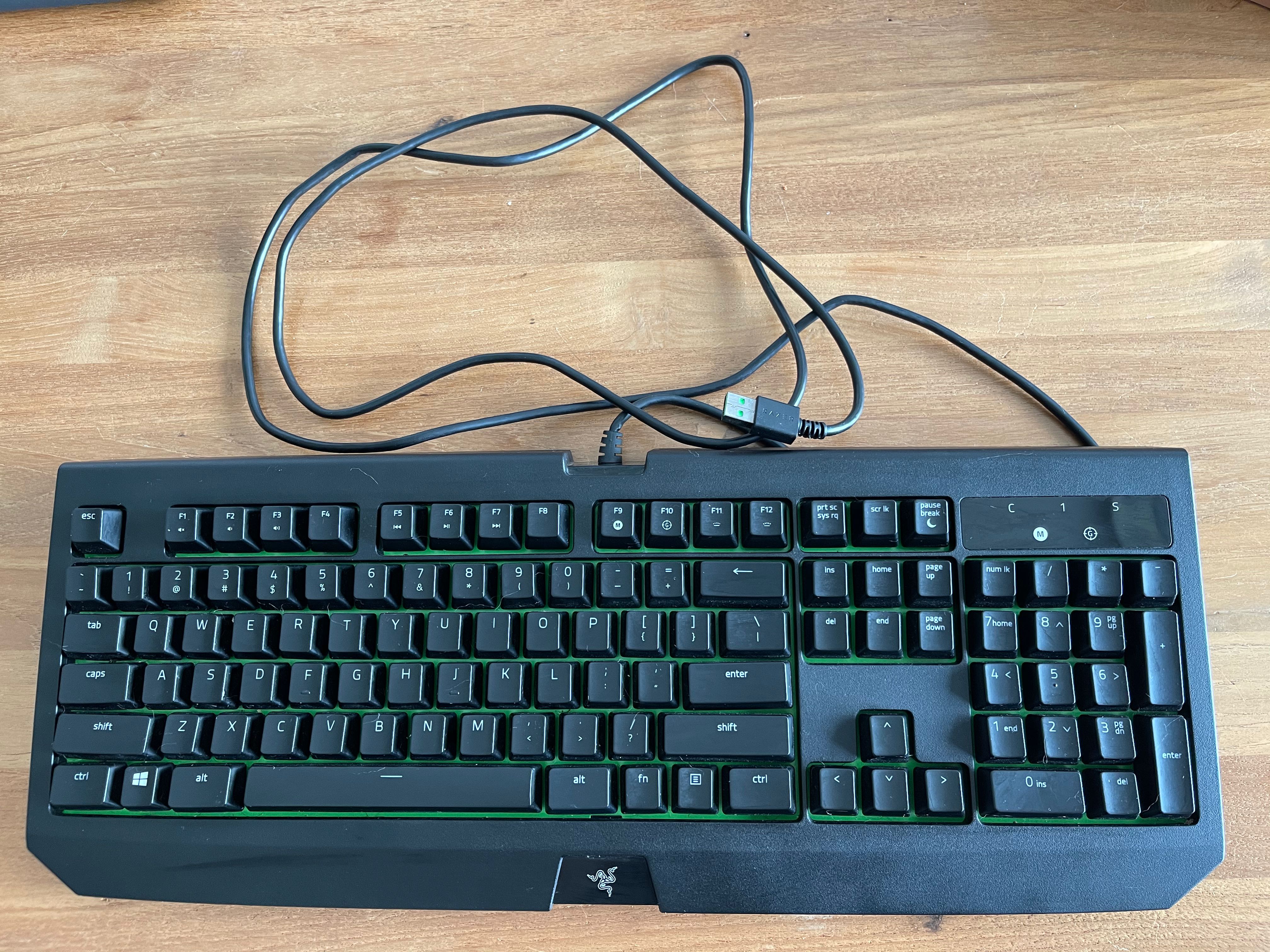 Razer Blackwidow Ultimate keyboard, Computers & Tech, Parts ...