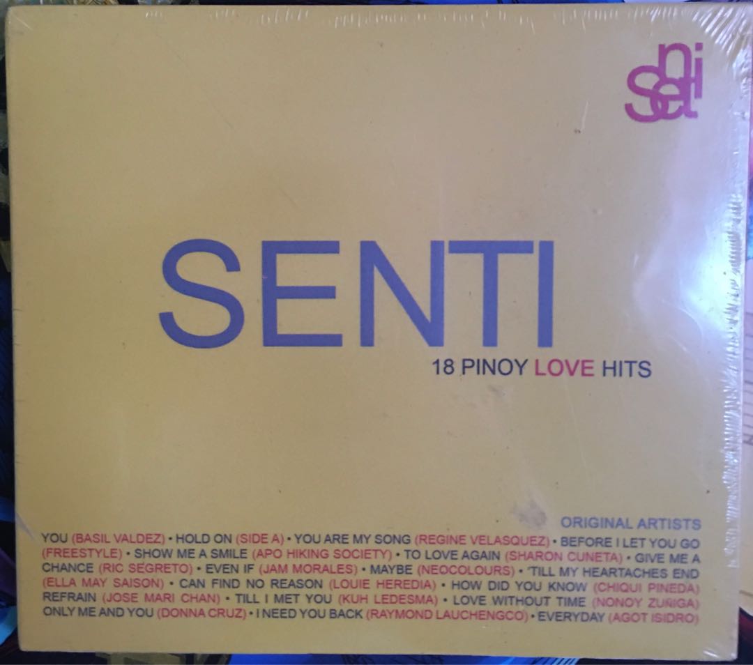 SENTI PINOY LOVE SONGS CD, Hobbies & Toys, Music & Media, Music Scores ...