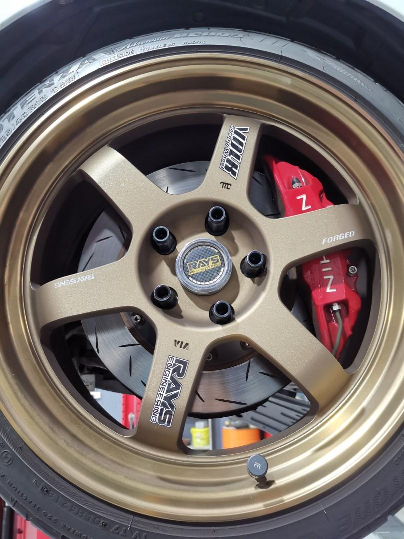 Taiwan made rep volk rays te37 rim, Car Accessories, Tyres & Rims on ...