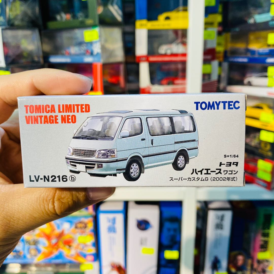 Takara Tomy TomyTec Tomica Limited Vintage Neo 1/64 Toyota Hiace Wagon Super Custom G 豐田 貨Van ...