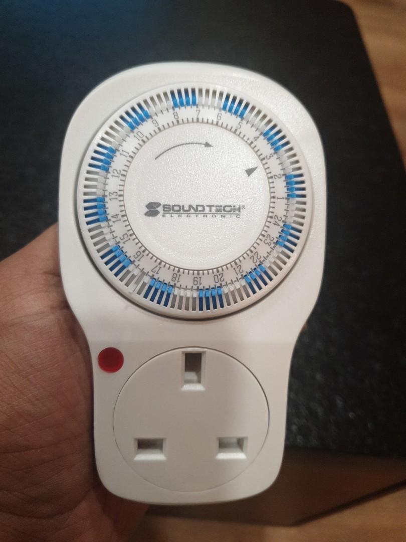 3 Pin Plug Analog Timer, TV & Home Appliances, Electrical, Adaptors ...