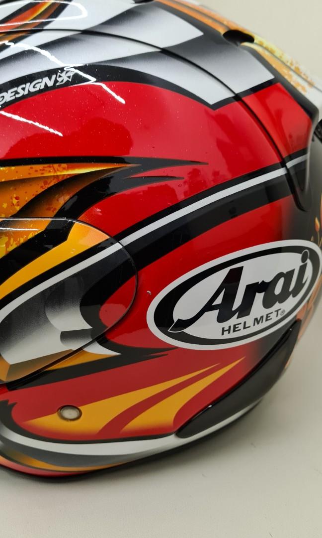 Arai Ram 4 Nakagami, Motorcycles, Motorcycle Apparel on Carousell
