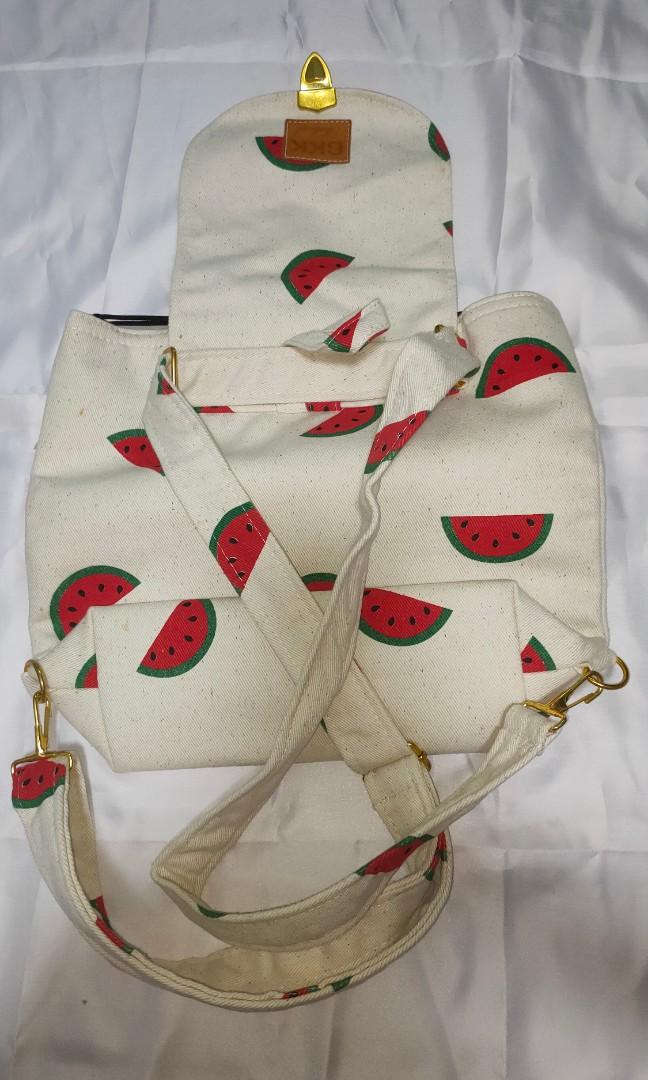 Brand New Watermelon Backpack, Women's Fashion, Bags & Wallets ...