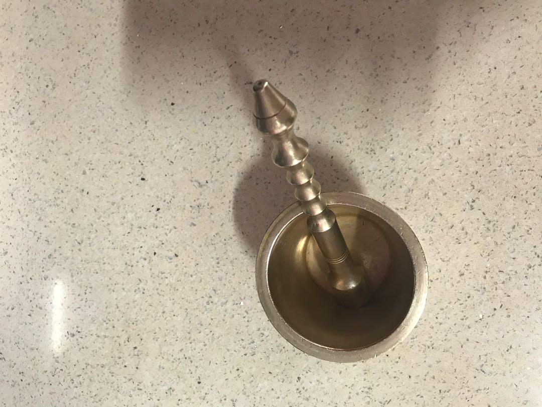 Antique Brass - Mortar & Pastel / Hamam Dasta / Khalbatta, Furniture ...