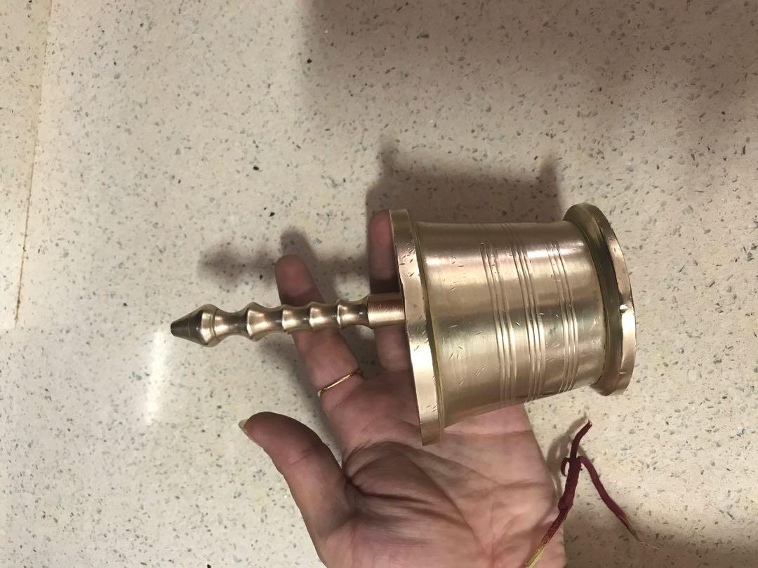 Antique Brass - Mortar & Pastel / Hamam Dasta / Khalbatta, Furniture ...