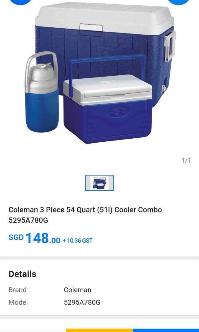 COLEMAN 3piece Cooler set, Home Appliances, Kitchenware on Carousell