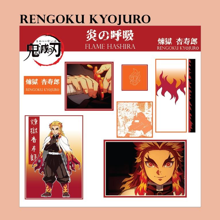 Demon Slayer Hashira Sticker Sheet, Hobbies & Toys, Collectibles ...