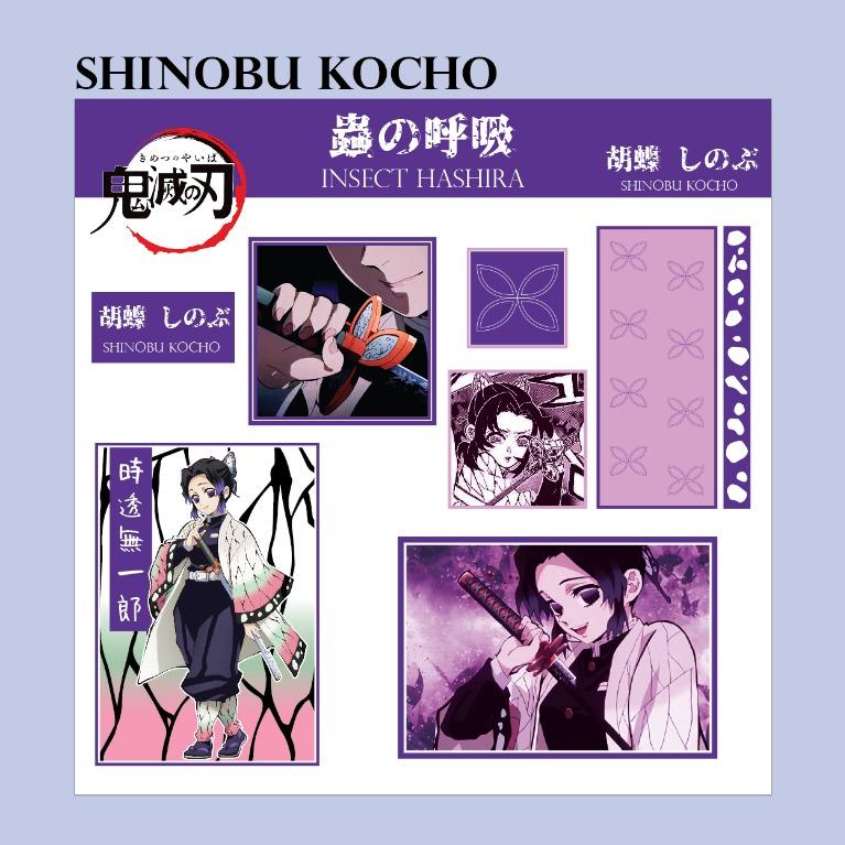Demon Slayer Hashira Sticker Sheet, Hobbies & Toys, Collectibles ...