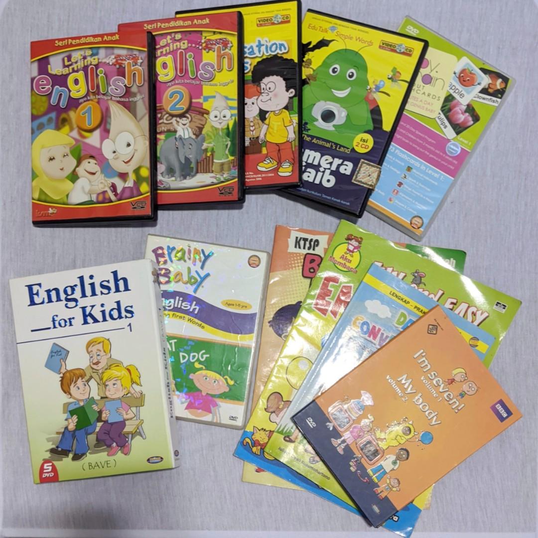 dvd vcd books english for kids, Buku & Alat Tulis, Buku Anak-Anak di ...