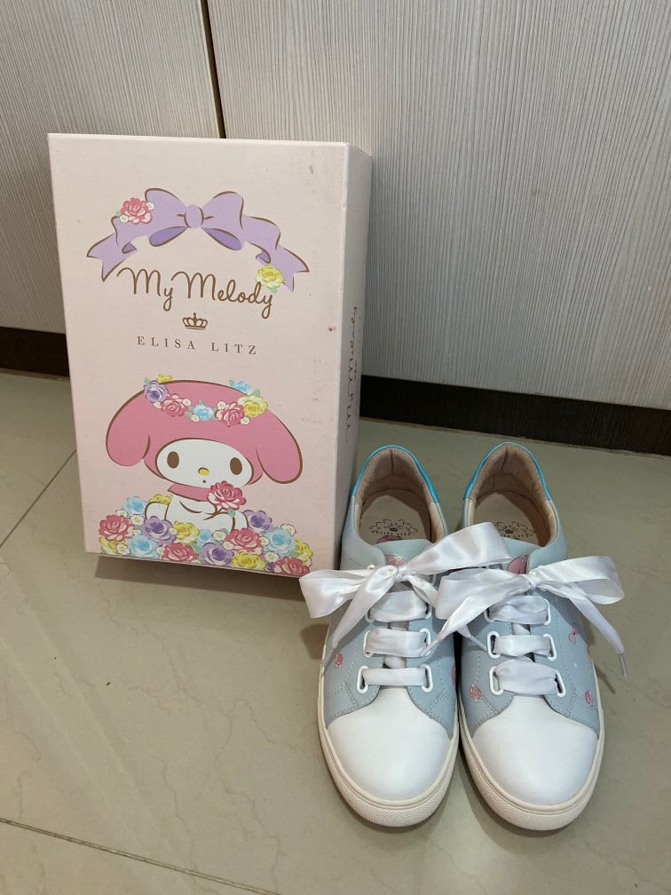 Elisa Litz My Melody Ribbon Sneakers, Women's Fashion, Footwear ...