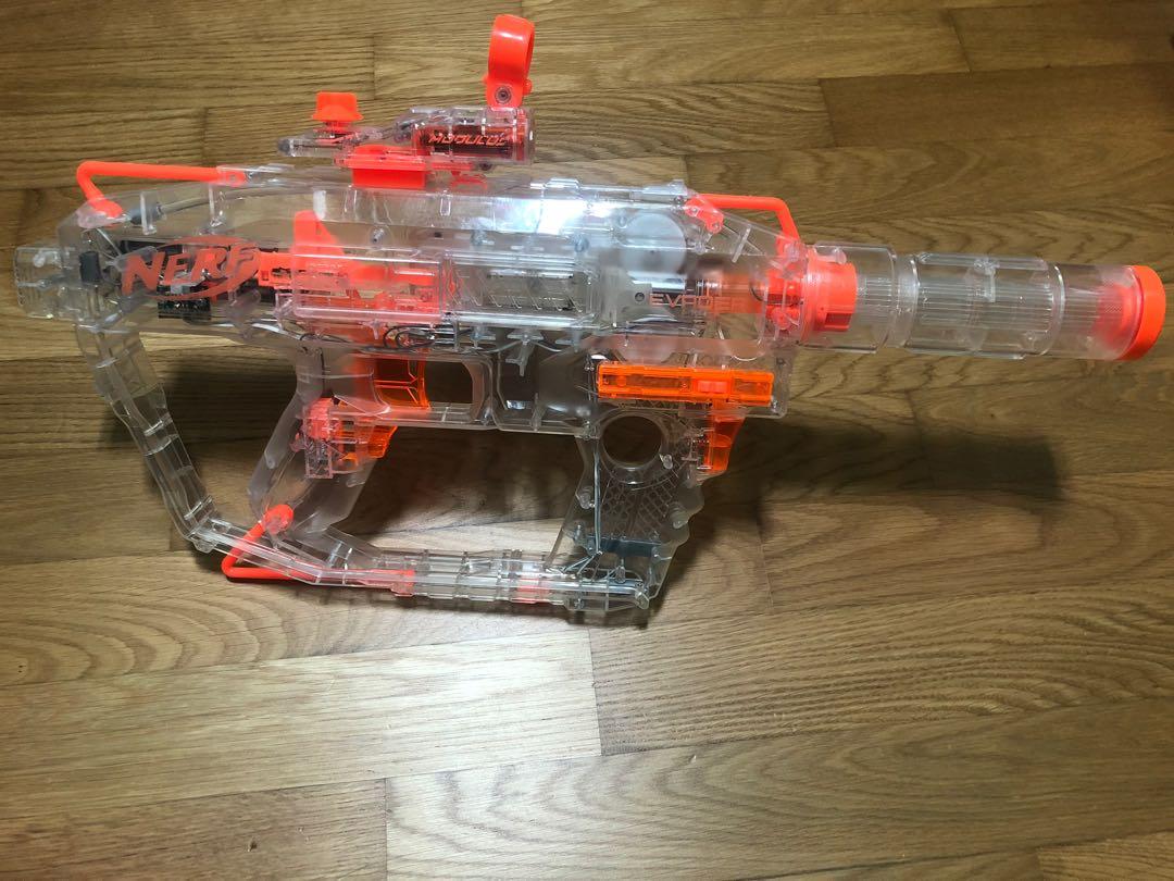 Evader Modulus Nerf Motorized Light-Up Toy Blaster Includes 12 Official ...