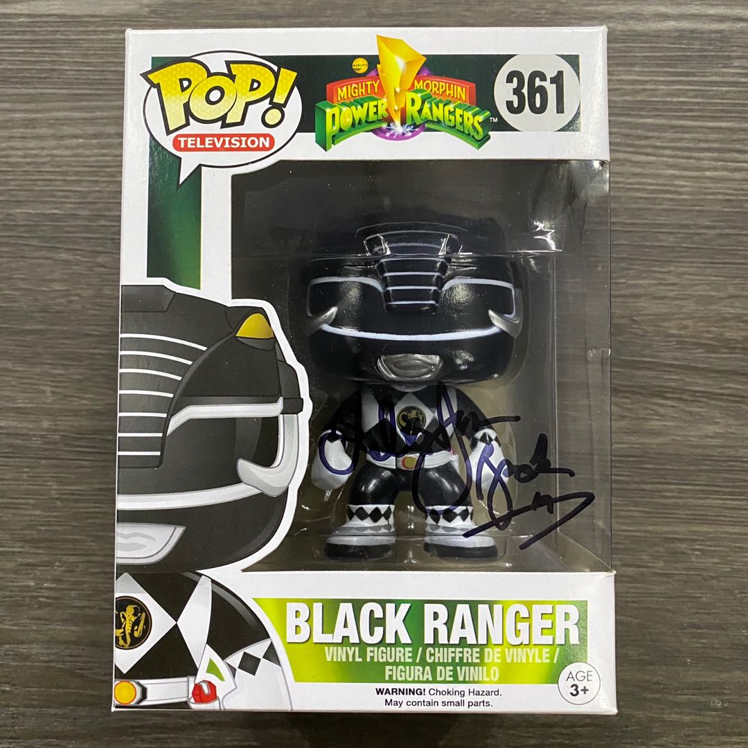 Funko Pop #361: Mighty Morphin Power Rangers - Black Ranger (Double ...