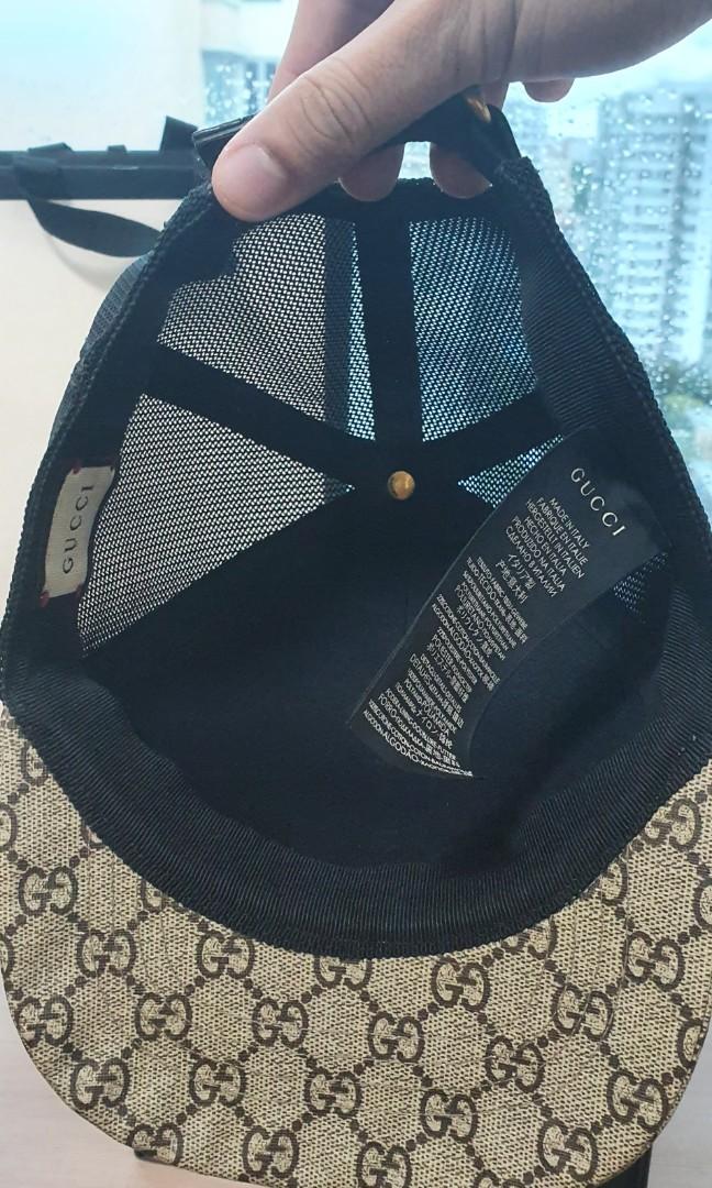 Gucci Supreme Bee Cap, Luxury, Accessories on Carousell