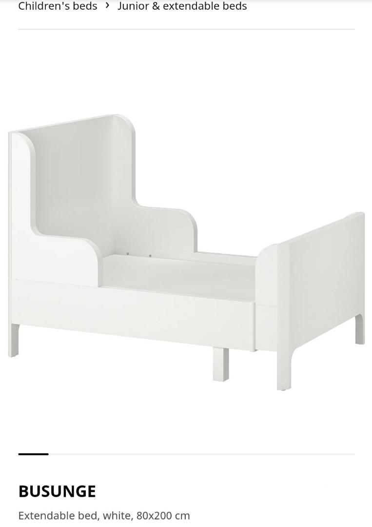 IKEA BUSUNGE - Extendable Bed, Furniture, Beds & Mattresses on Carousell