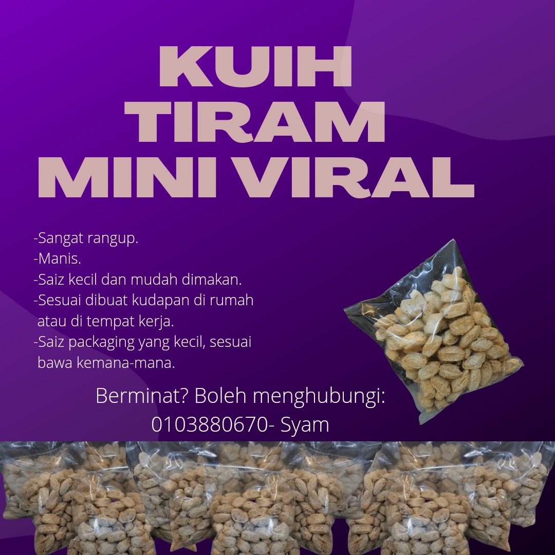Kuih Tiram Mini, Food & Drinks, Spice & Seasoning on Carousell