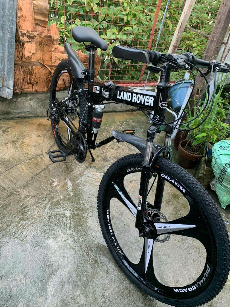 Land Rover Mountain Folding Bike, Sports Equipment, Bicycles & Parts ...