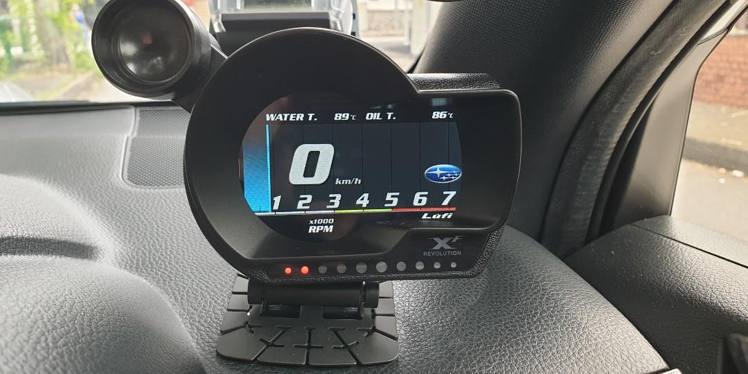 Lufi XF Revolution OBD2 Gauge with RPM Shift Light, Car Accessories ...