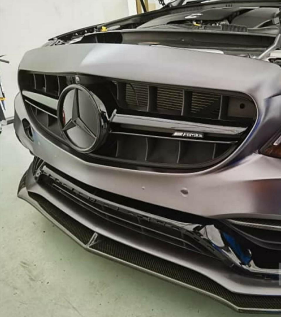 Mercedes W205 AMG Front Grille, Car Accessories, Accessories on Carousell