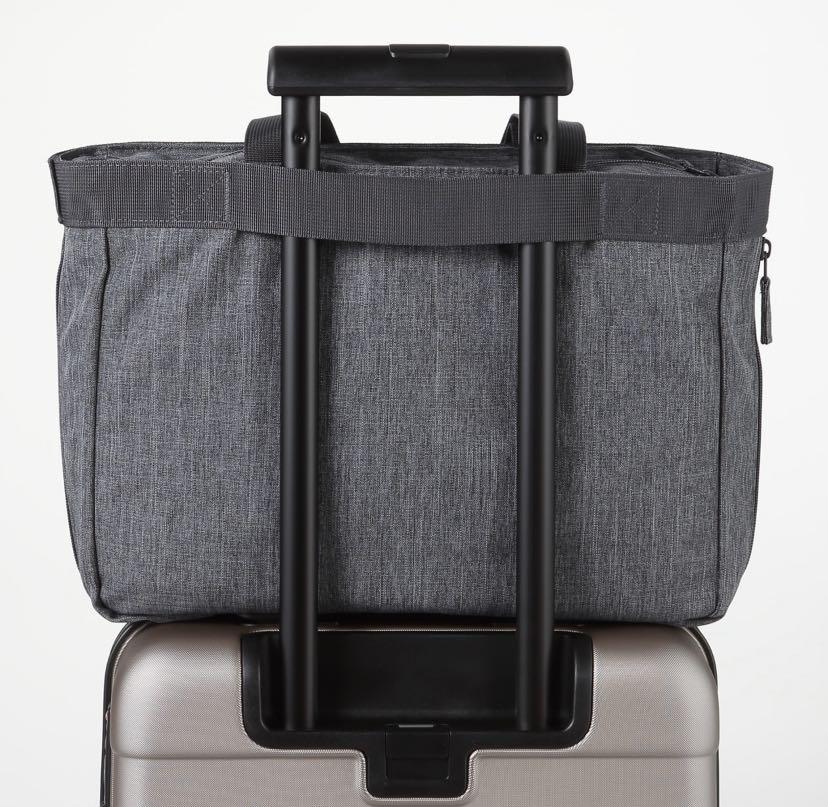 Muji Expandable Lightweight Tote Bag Grey, Luxury, Bags & Wallets on ...