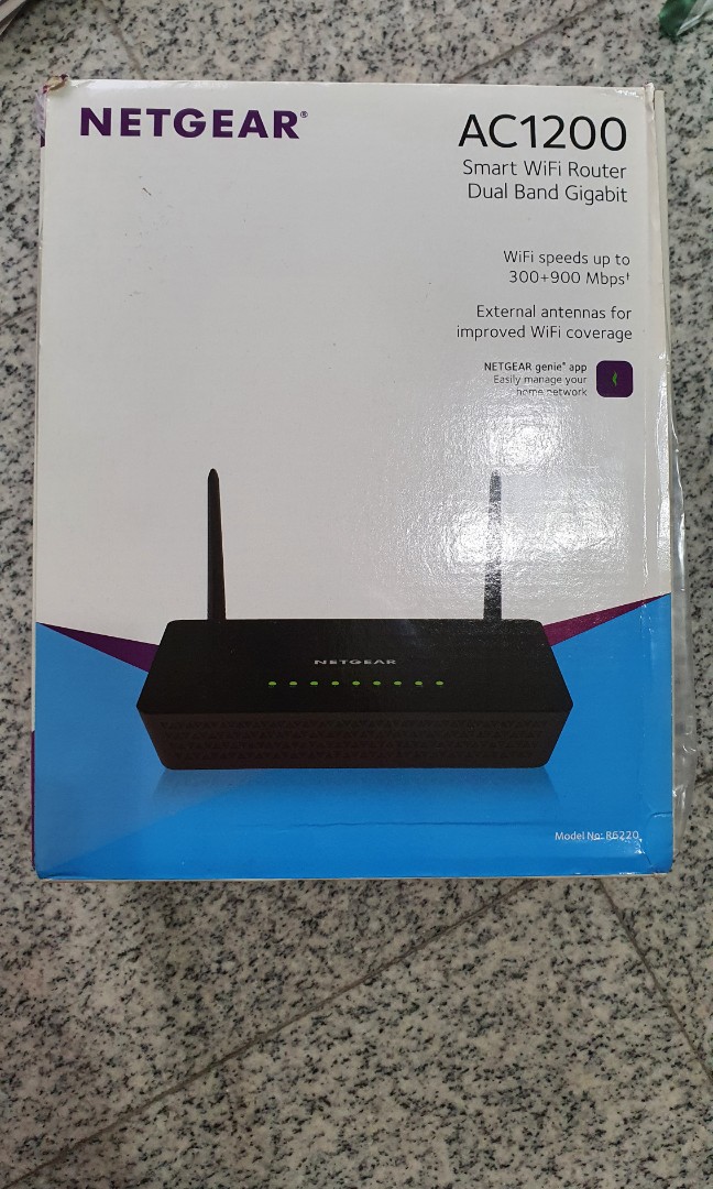 Netgear ac1200 smart WiFi router (R6220), Computers & Tech, Parts ...