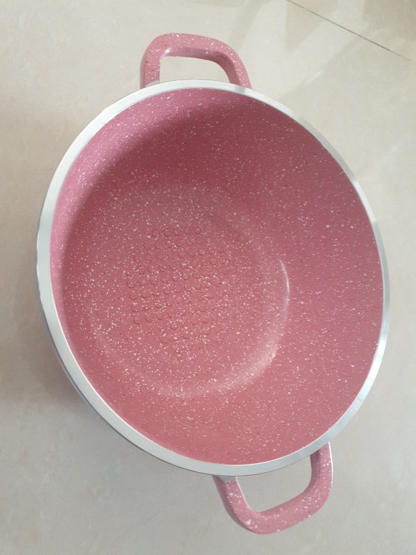 Pink Dessini Non-stick Cookware, Furniture & Home Living, Kitchenware ...