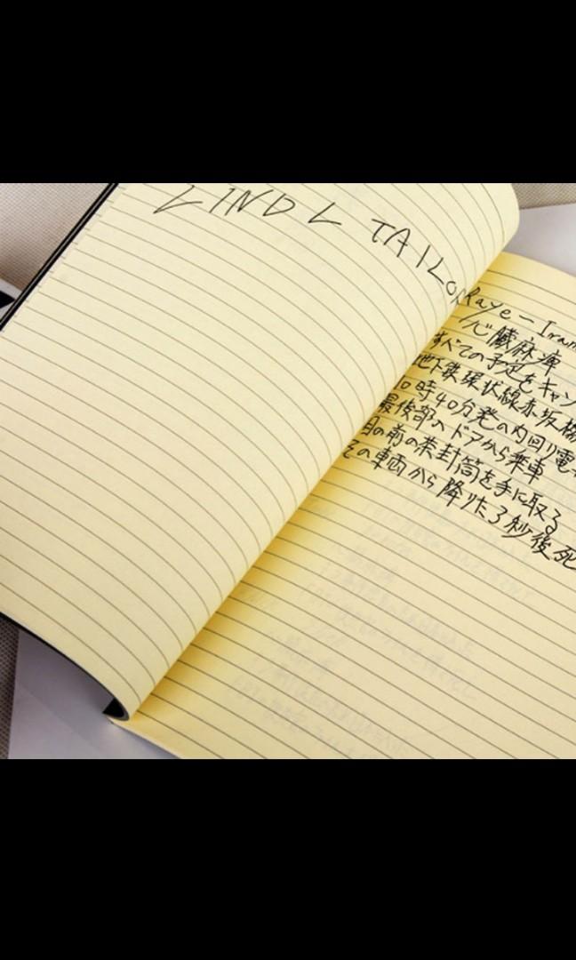 [PO] Death Note cosplay notebook, Hobbies & Toys, Memorabilia ...