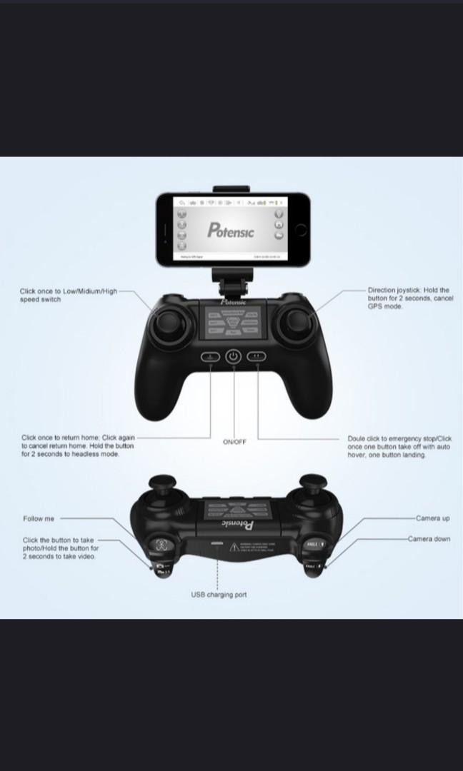 POTENSIC T18 drone, Photography, Drones on Carousell