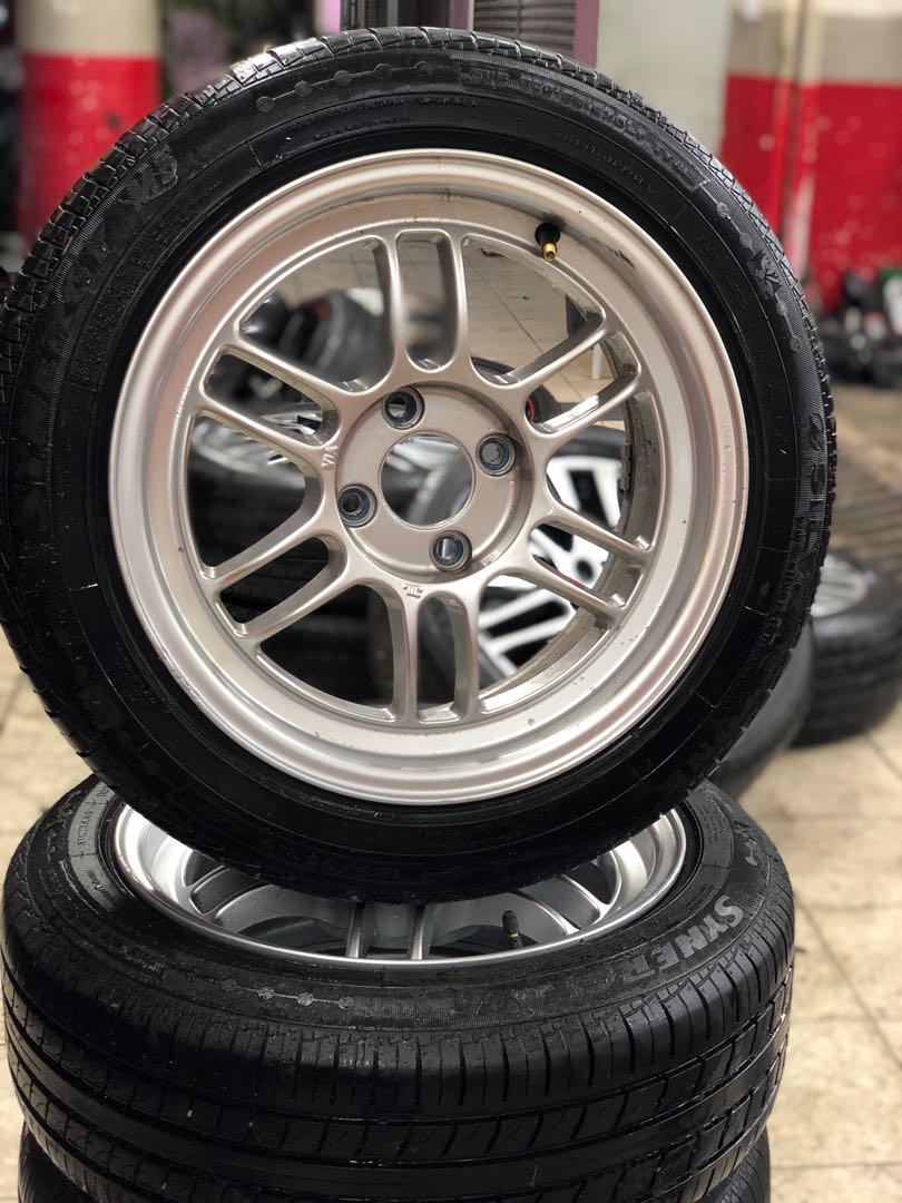 Rim Enkei RPF1 15 pcd100, Auto Accessories on Carousell