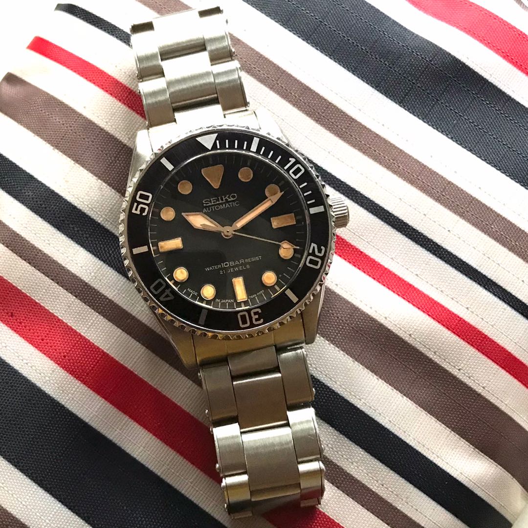 Seiko Mod Divers Watch Vintage Oris Omega Rolex Longines, Men's Fashion ...