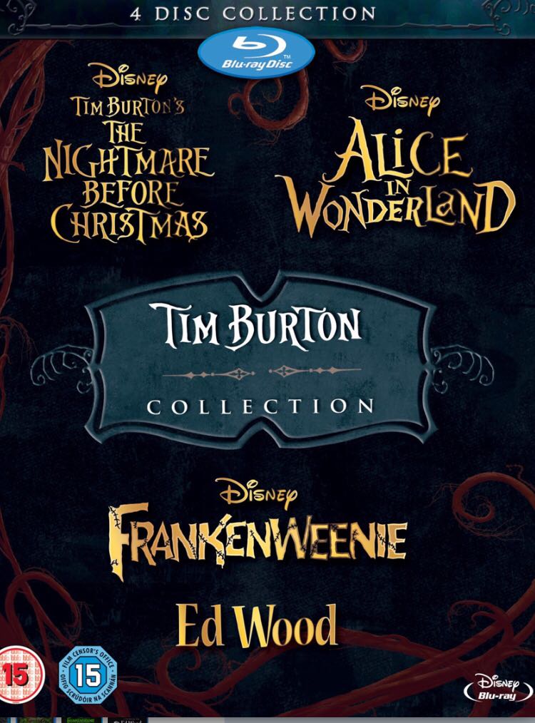 Tim Burton Collection Blu-ray 4 Disc Collection | Tim Burton's The ...