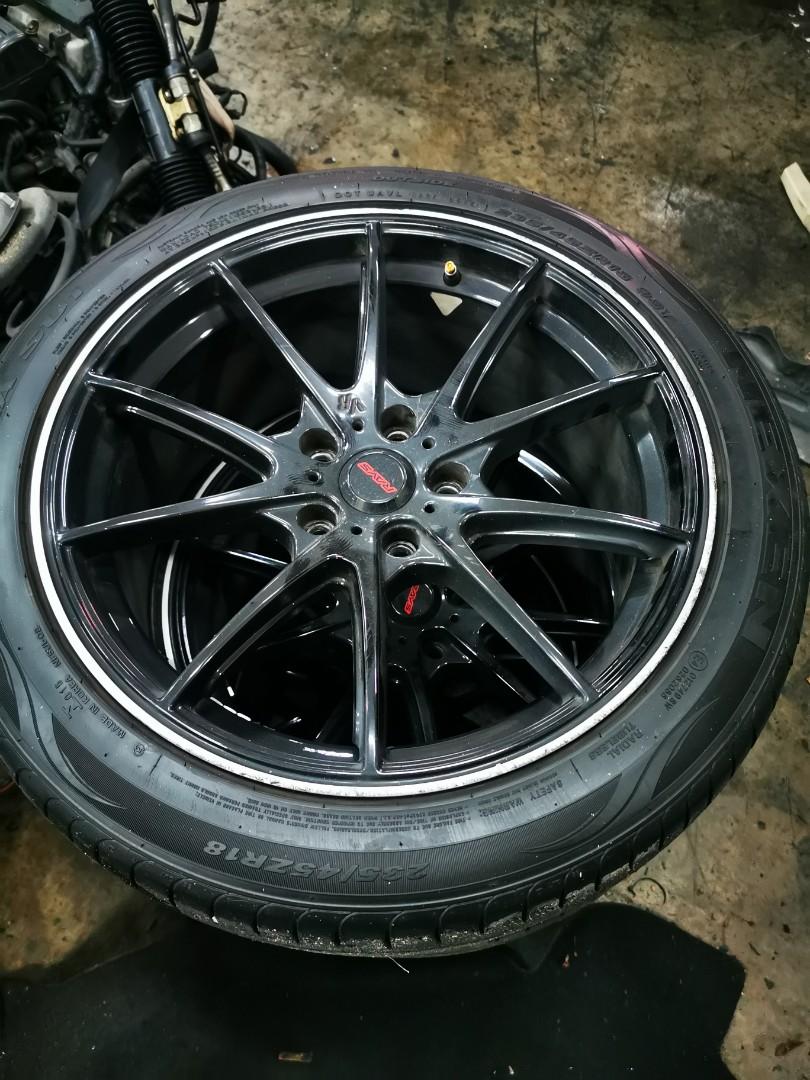 Toyota Estima ACR50 18" sport rim, Car Accessories, Tyres & Rims on ...