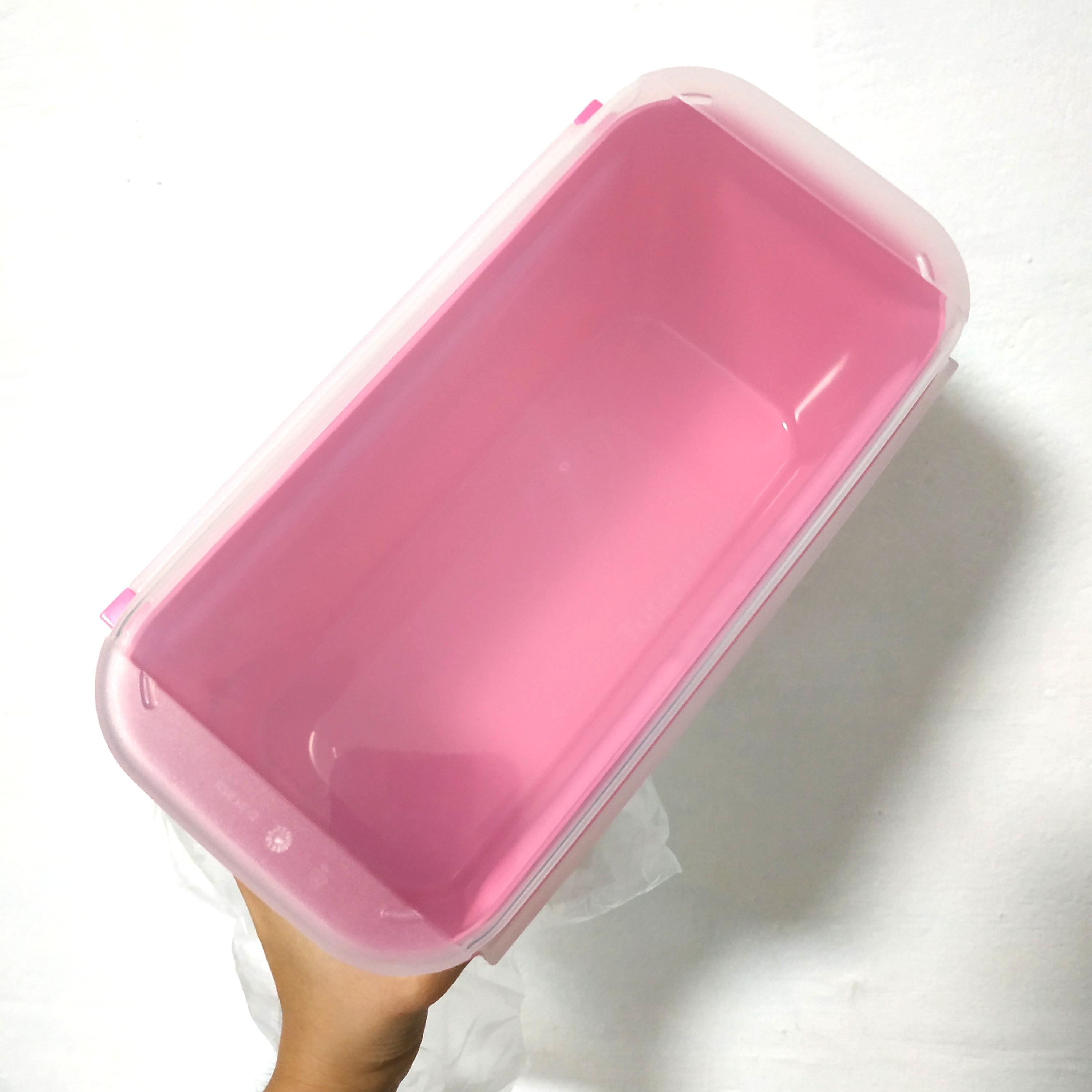 Tupperware 2.6L Small Rectangle Clear Ezy Keeper Holder Container Box ...